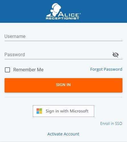 Logging in Using SSO for the ALICE Portal